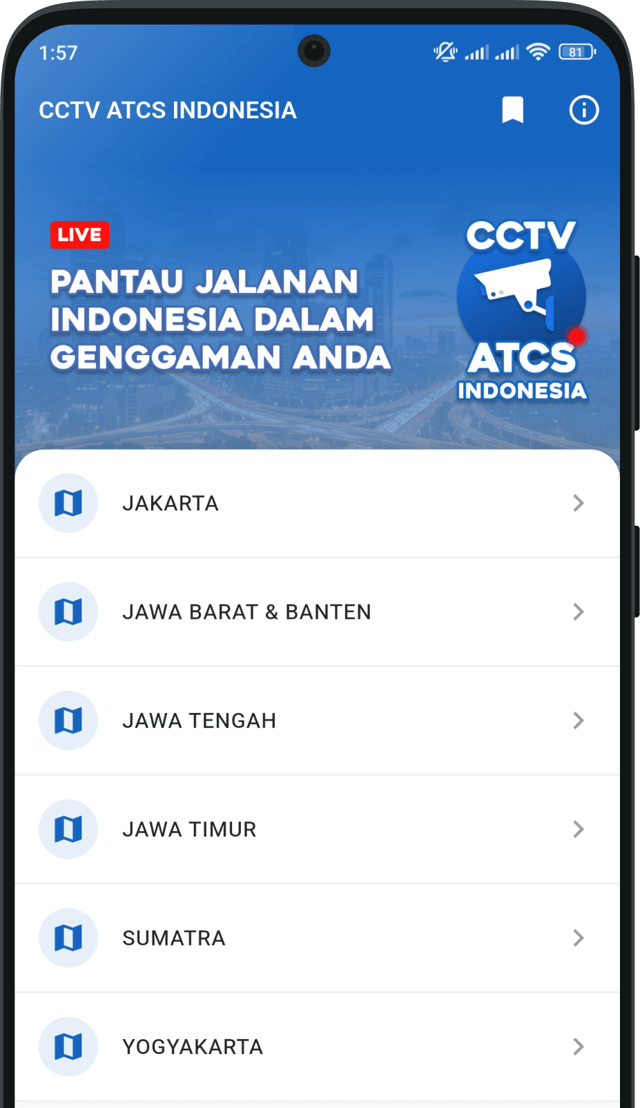 CCTV ATCS INDONESIA - Akses CCTV ATCS Kota Indonesia Live